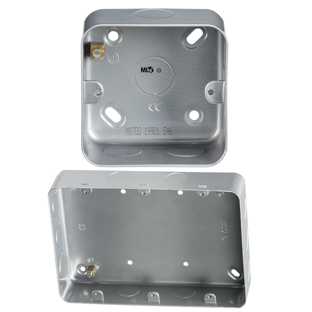 Knightsbridge Metal Clad Back Box knightsbridge-metal-clad-back-box