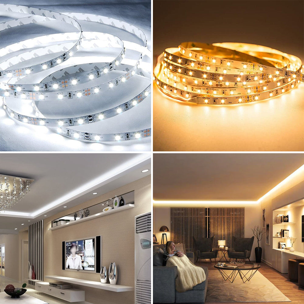 Manningham 12V 6w/m 25meter Roll IP00 8mm White LED Striptape - IP00 I